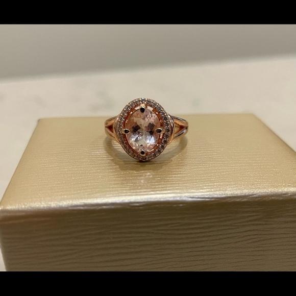 JTV | Jewelry | Jtv Peach Morganite Ring | Poshmark